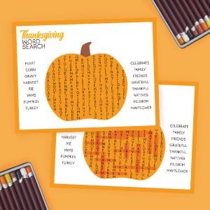 Thanksgiving Activities for Kids - The Printables Fairy