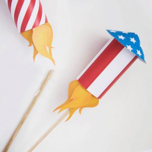 4th of July Rockets (Free Printables) - The Printables Fairy