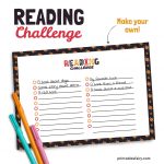 Reading Challenge For Kids - The Printables Fairy