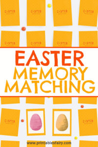 Easter Memory Matching Game For Kids - The Printables Fairy