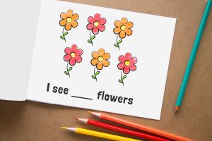 Spring counting book for kids {Free Printable} - The Printables Fairy