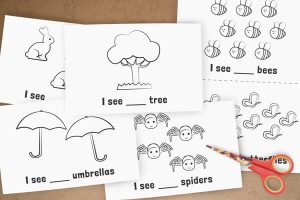 Spring counting book for kids {Free Printable} - The Printables Fairy