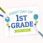 First Day of School Signs (Free Printables) - The Printables Fairy