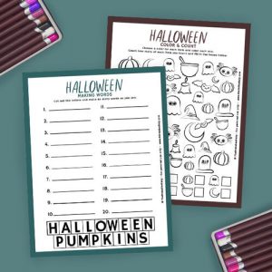 Halloween Printable Games - The Printables Fairy