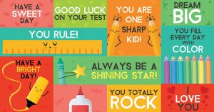 Back to School Lunch Box Notes {Free Printables} - The Printables Fairy