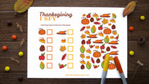 Thanksgiving I Spy {Free Printable} - The Printables Fairy