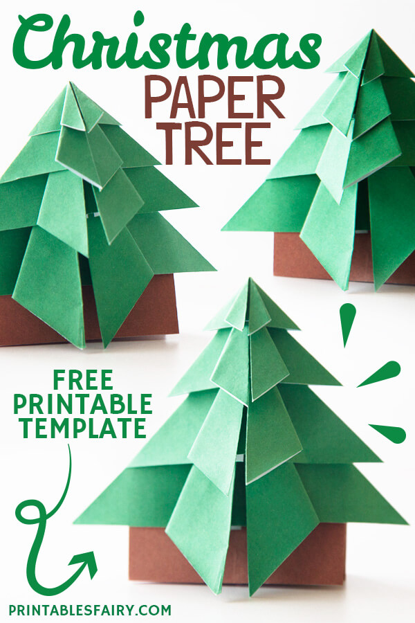 Free Printable 3d Christmas Tree FREE PRINTABLE TEMPLATES