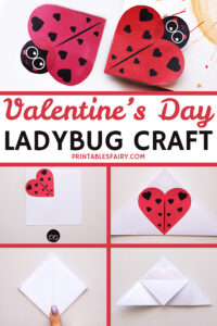 Ladybug Corner Bookmark - Paper Craft for Kids - The Printables Fairy