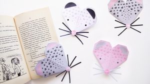 Mouse Corner Bookmark - The Printables Fairy