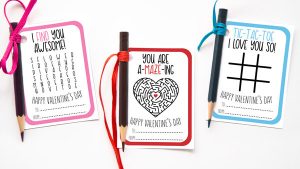 Valentine’s Day Printable Activity Cards - The Printables Fairy