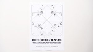 How to Make a Cootie Catcher (Printable Template) - The Printables Fairy