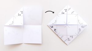 How to Make a Cootie Catcher (Printable Template) - The Printables Fairy