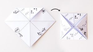 How to Make a Cootie Catcher (Printable Template) - The Printables Fairy