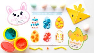 Easter Play Dough Mats {Free Printables} - The Printables Fairy