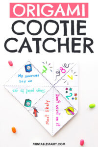 How to Make a Cootie Catcher (Printable Template) - The Printables Fairy