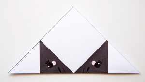 Sheep Corner Bookmark (Origami Craft) - The Printables Fairy