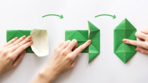 How to Make an Origami Spinning Top - The Printables Fairy