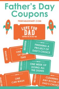 Printable Father’s Day Coupons - The Printables Fairy