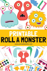 Build a Monster {Printable Game} - The Printables Fairy