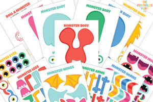 Build a Monster {Printable Game} - The Printables Fairy