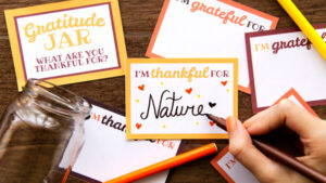 Printable DIY Gratitude Jar - The Printables Fairy