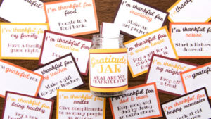 Printable DIY Gratitude Jar - The Printables Fairy