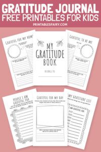 Free Printable Gratitude Journal For Kids - The Printables Fairy