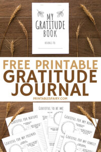 Free Printable Gratitude Journal For Kids - The Printables Fairy