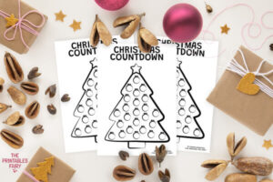 Free Christmas Countdown Coloring Page - The Printables Fairy