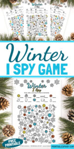 Winter I Spy [Free Printable] - The Printables Fairy