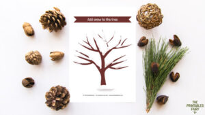 Winter Playdough Mats {Free Printable} - The Printables Fairy