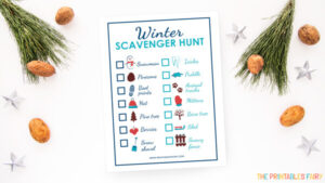 Winter Scavenger Hunt {Free Printable} - The Printables Fairy