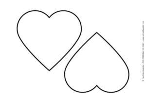 Free Printable Heart Templates - The Printables Fairy