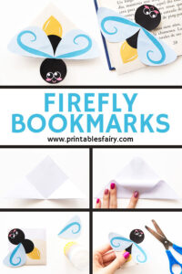 Firefly Corner Bookmark (Printable Template) - The Printables Fairy