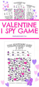 Free Printable Valentine I Spy - The Printables Fairy