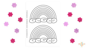 Free Printable Rainbow Templates - The Printables Fairy