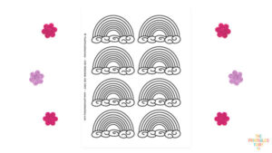 Free Printable Rainbow Templates - The Printables Fairy
