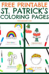 Free St. Patrick's Day Coloring Pages - The Printables Fairy