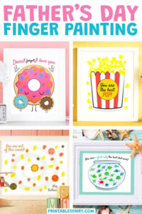 Father’s Day Finger Painting - The Printables Fairy