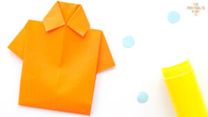 How To Fold An Origami Shirt - The Printables Fairy