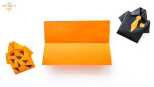 How To Fold An Origami Shirt - The Printables Fairy