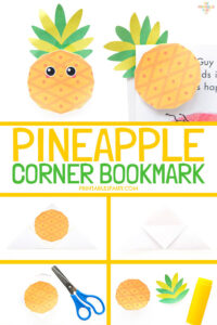Pineapple Corner Bookmarks - The Printables Fairy