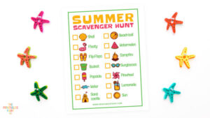 Summer Scavenger Hunt (Free Printable) - The Printables Fairy