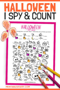 Halloween I Spy (Free Printable) - The Printables Fairy