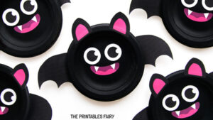 Paper Plate Bat Craft - The Printables Fairy