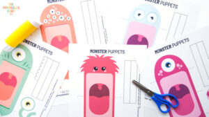 Printable Monster Puppets - The Printables Fairy