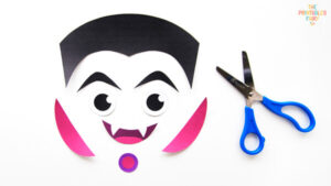 Paper Plate Vampire Craft - The Printables Fairy