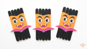 Halloween Popsicle Stick Crafts For Kids - The Printables Fairy
