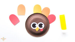 Paper Plate Turkey Craft - The Printables Fairy