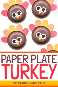 Paper Plate Turkey Craft - The Printables Fairy